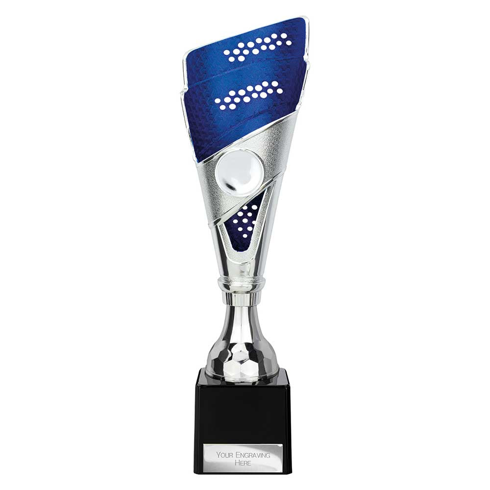 Predator Trophy Silver & Blue – All Sports Trophies